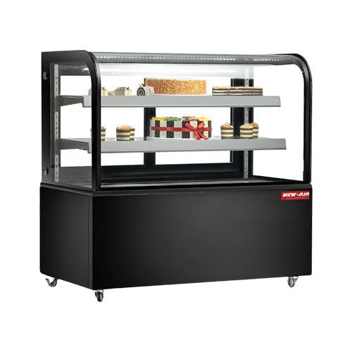 New Air - NDC-48-CG display refrigerator on wheels with rounded window ...