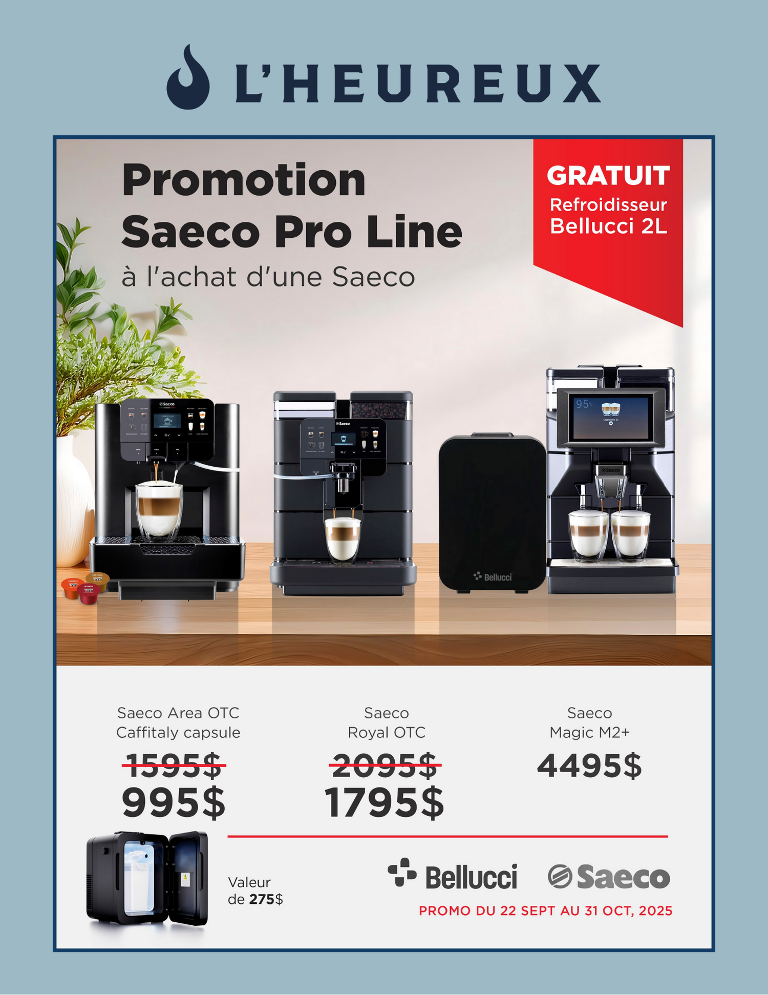 Saeco Area OTC – L'Heureux